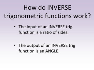 Inverse Trig Functions | PPTX