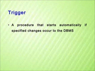 Trigger | PPT