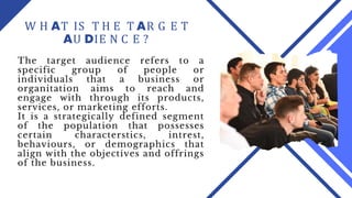 HOW TO DEFINE YOUR TARGET AUDIENCE | PPTX