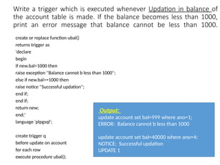 Trigger in Relational Database Management System | PPTX