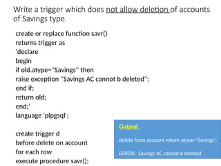 Trigger in Relational Database Management System | PPT