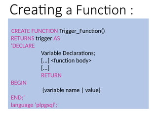 Trigger in Relational Database Management System | PPTX