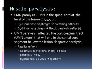 Case: Hemisection of The Spinal Cord | PPTX