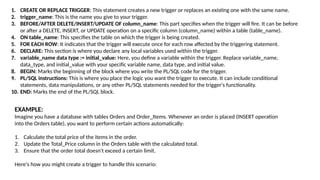 Triggers in database Managementaaaaaaaaaaaaaaaaaaaaaaaaaaaaaaaaaaaaaaaa ...