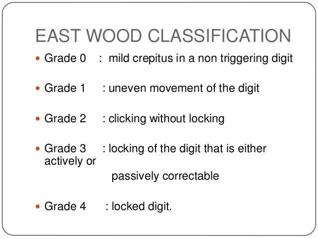 Trigger finger - adult and congenital
