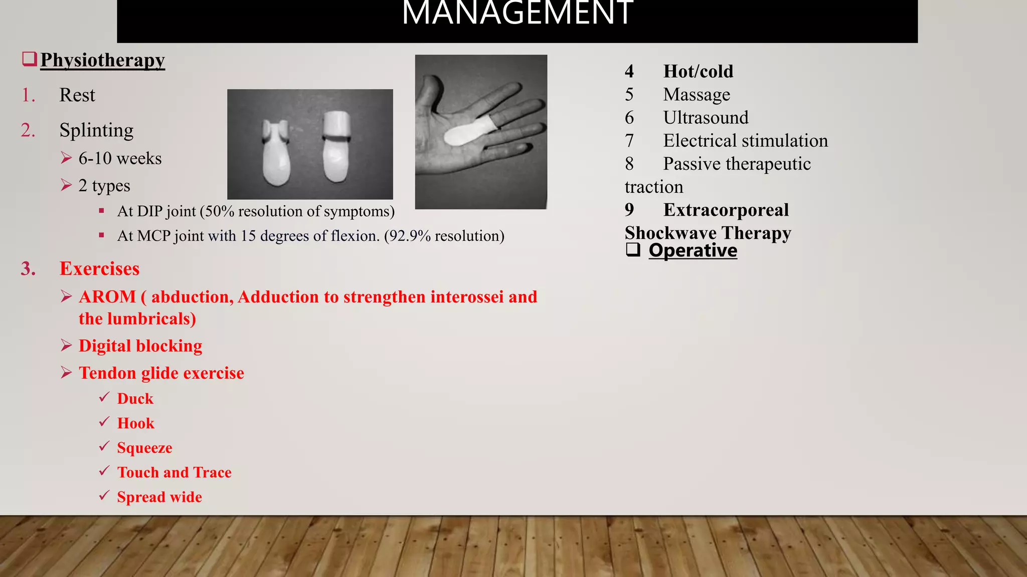 Trigger finger/ Stenosing tenosynovitis | PPTX