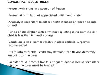 Trigger finger final | PPTX