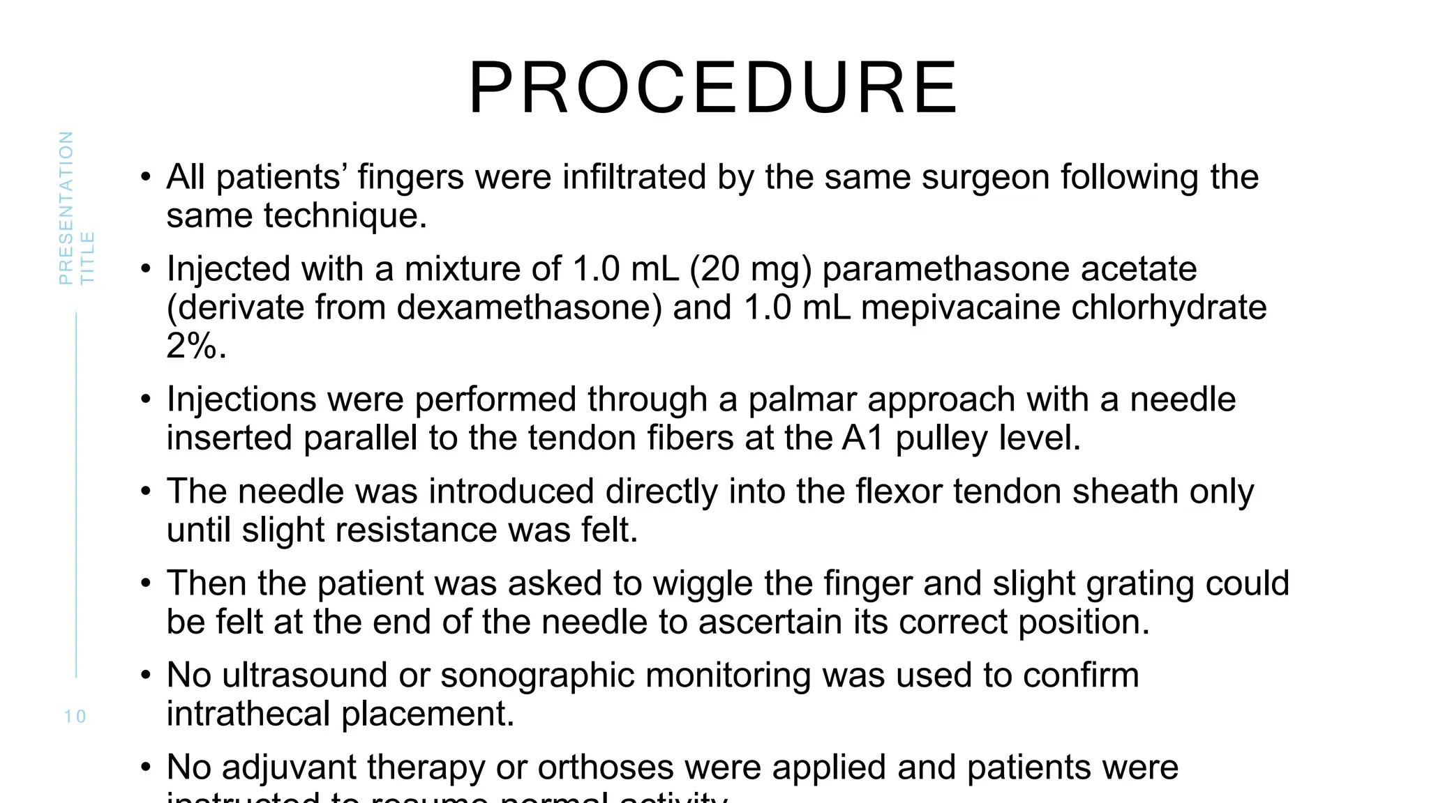 Trigger finger injection power poin.pptx