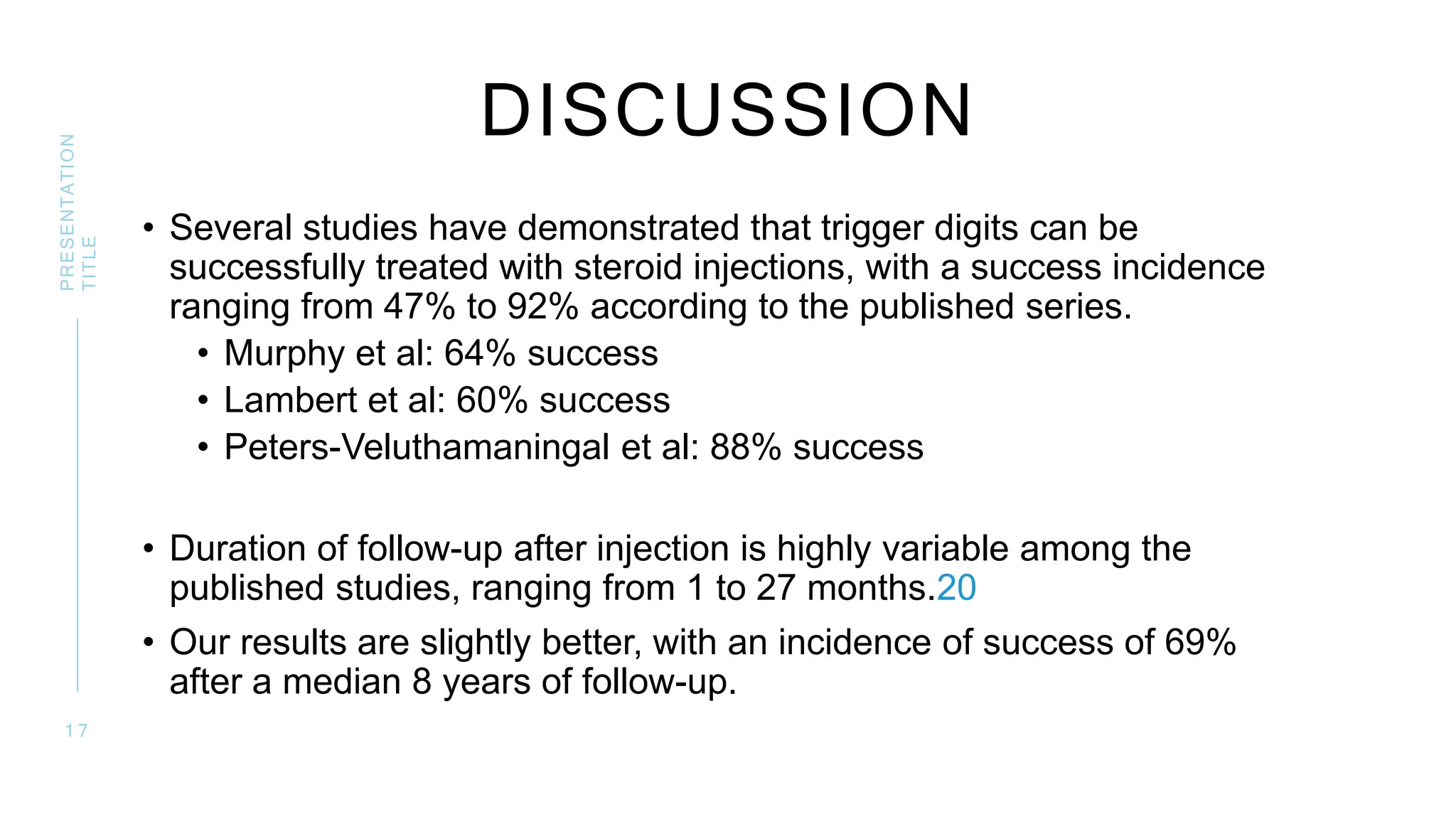Trigger Finger Injection Power Poin Pptx