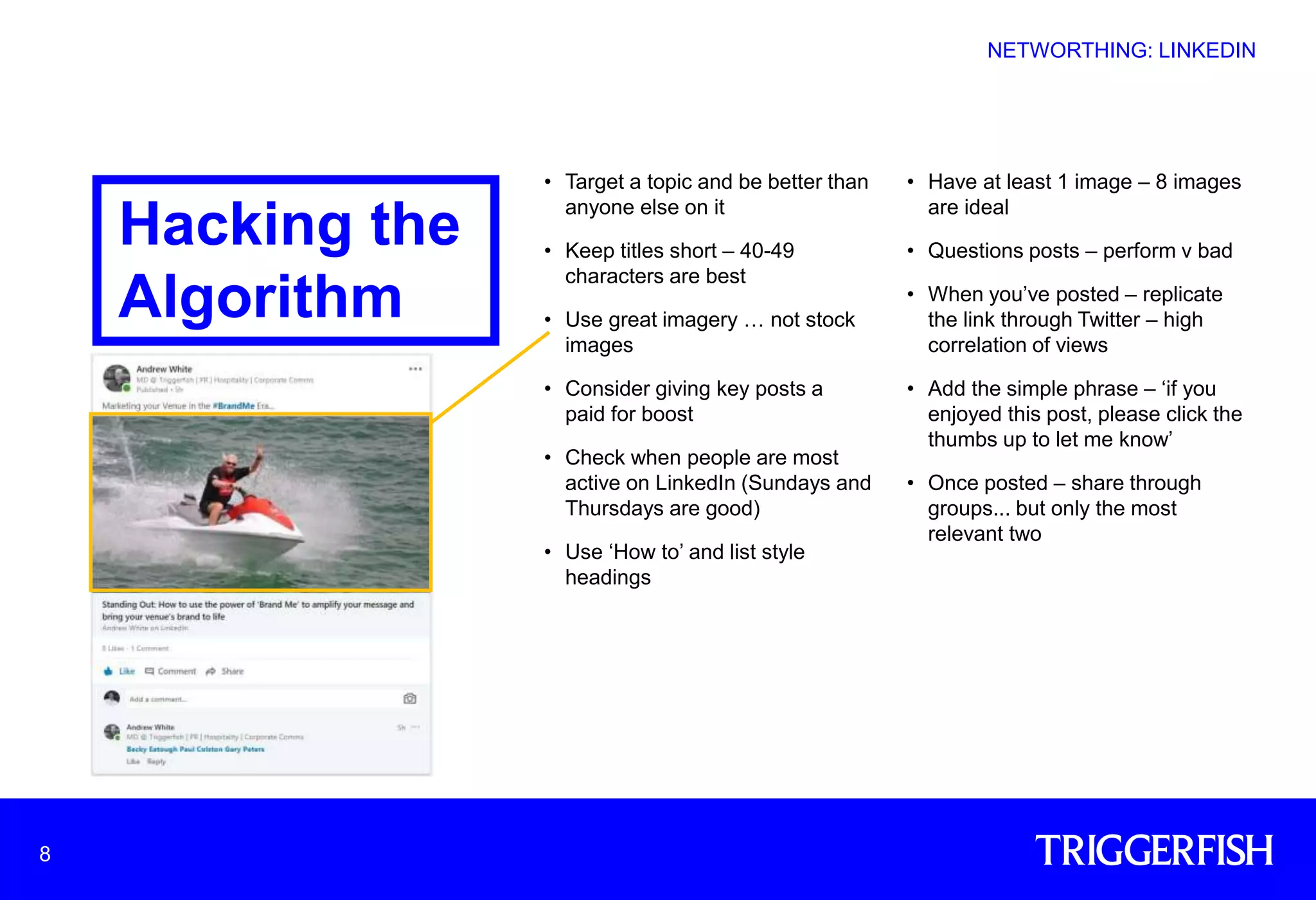 How to hack LinkedIn's algorithm | PPT