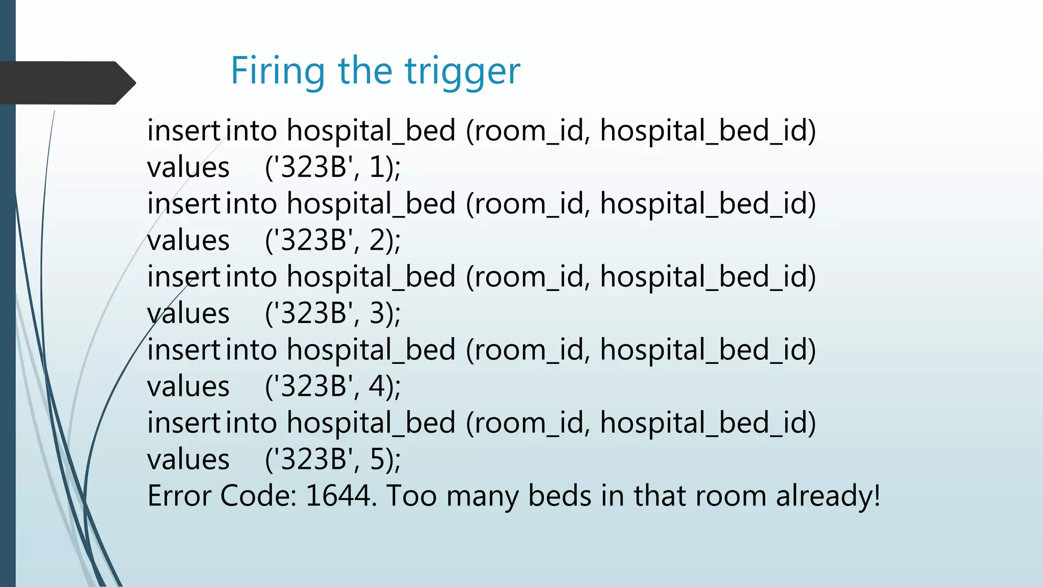 Trigger in mysql | PPTX