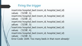 Trigger in mysql | PPTX