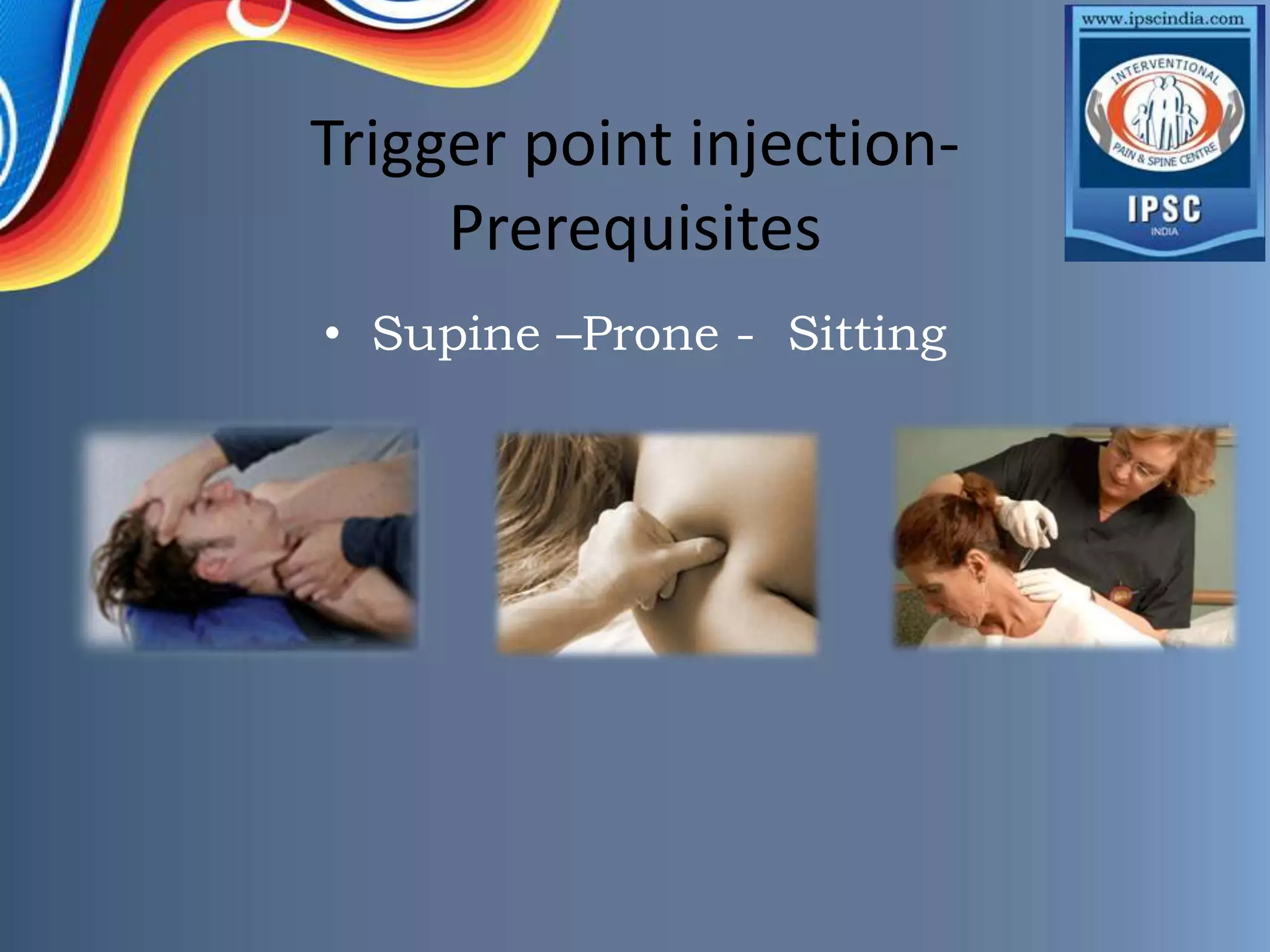 Trigger point injection | PPTX