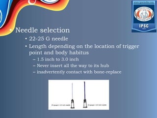 Trigger point injection | PPTX