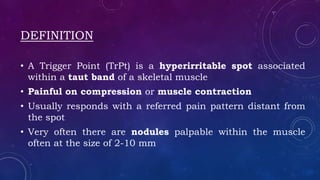 Trigger points | PPTX | Physical Therapy | Wellness