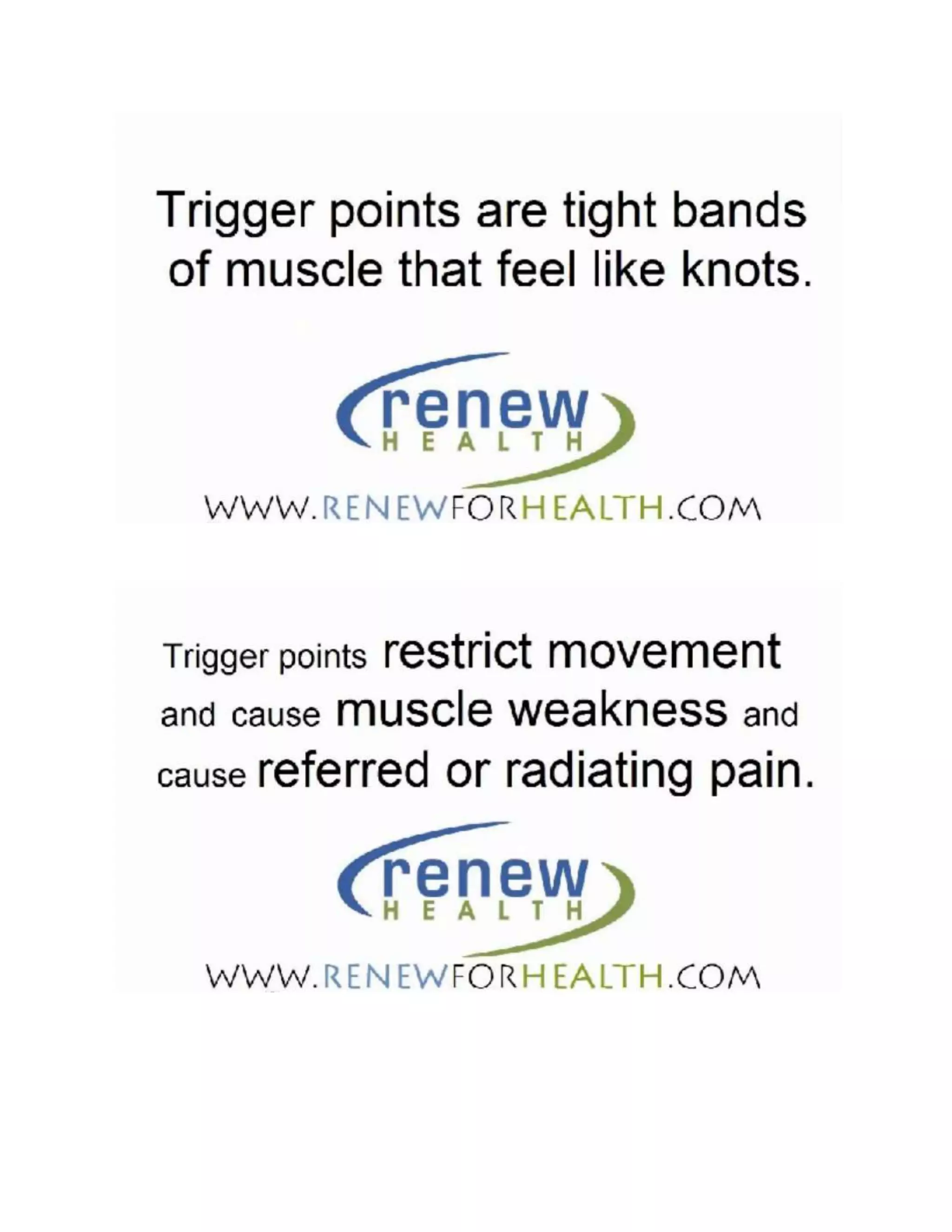 Trigger point therapy | DOCX