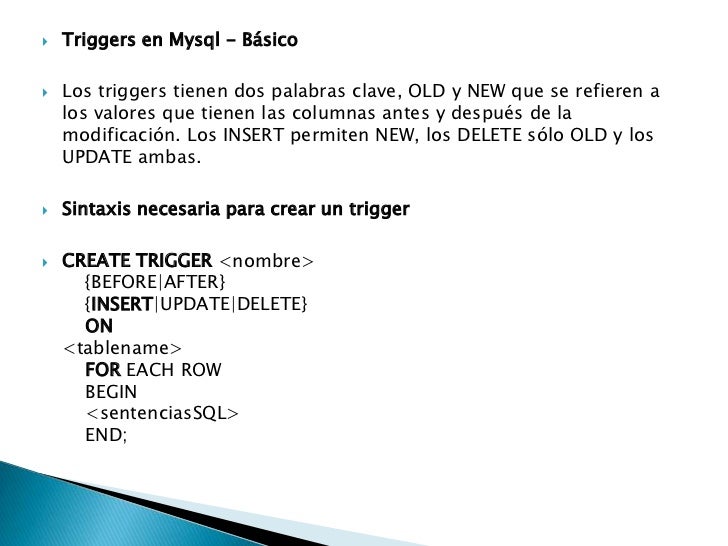 Trigger Sql Como Crearlos Ejemplos Sencillos De Triggers En Sql Images Trigger Sql Como Crearlos Ejemplos Sencillos De Triggers En Sql Images