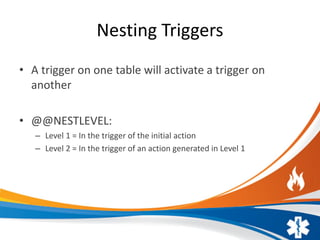 SQL Triggers | PPT