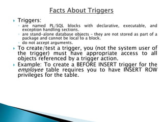 Triggers | PPTX