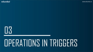 Triggers in SQL | Edureka | PDF