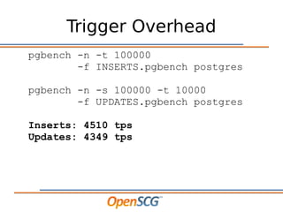 An Introduction To PostgreSQL Triggers | PDF