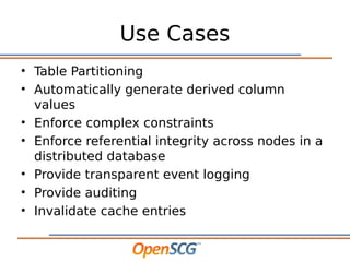 An Introduction To PostgreSQL Triggers | PDF