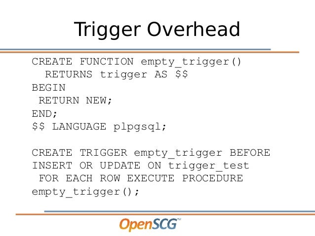 An Introduction To Postgresql Triggers
