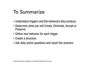 Triggers: Sparking Positive Change and Make it Last | PDF