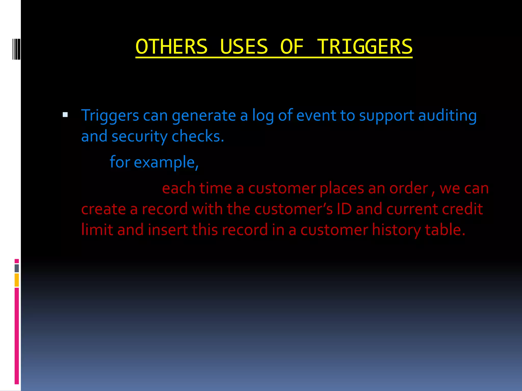 Triggers and active database | PDF | Databases | Computer Software and ...