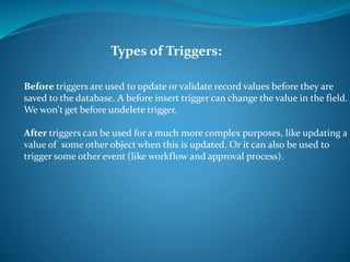 Triggers and order of execution1 | PPTX