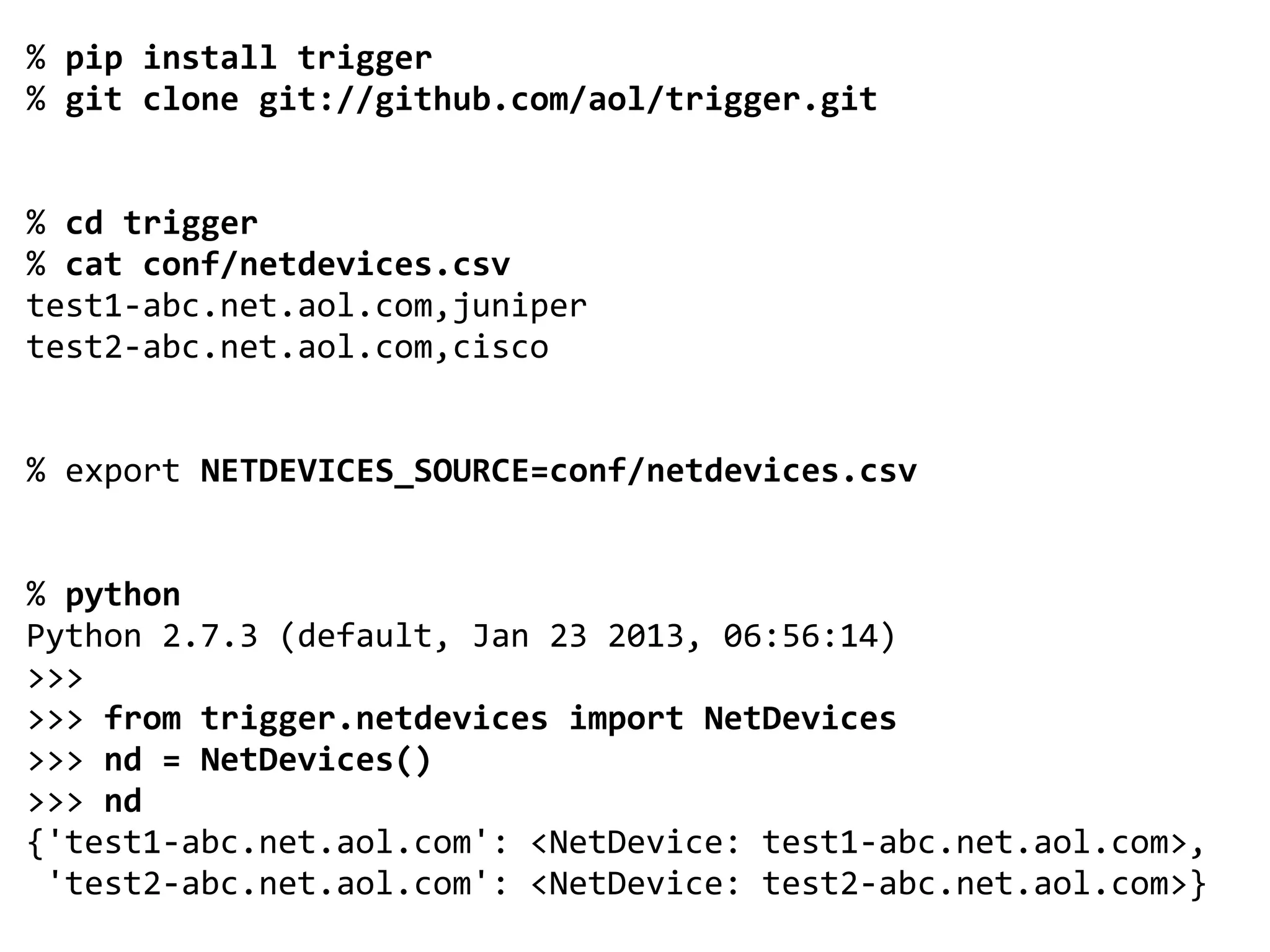 Managing Large-scale Networks with Trigger | PPT