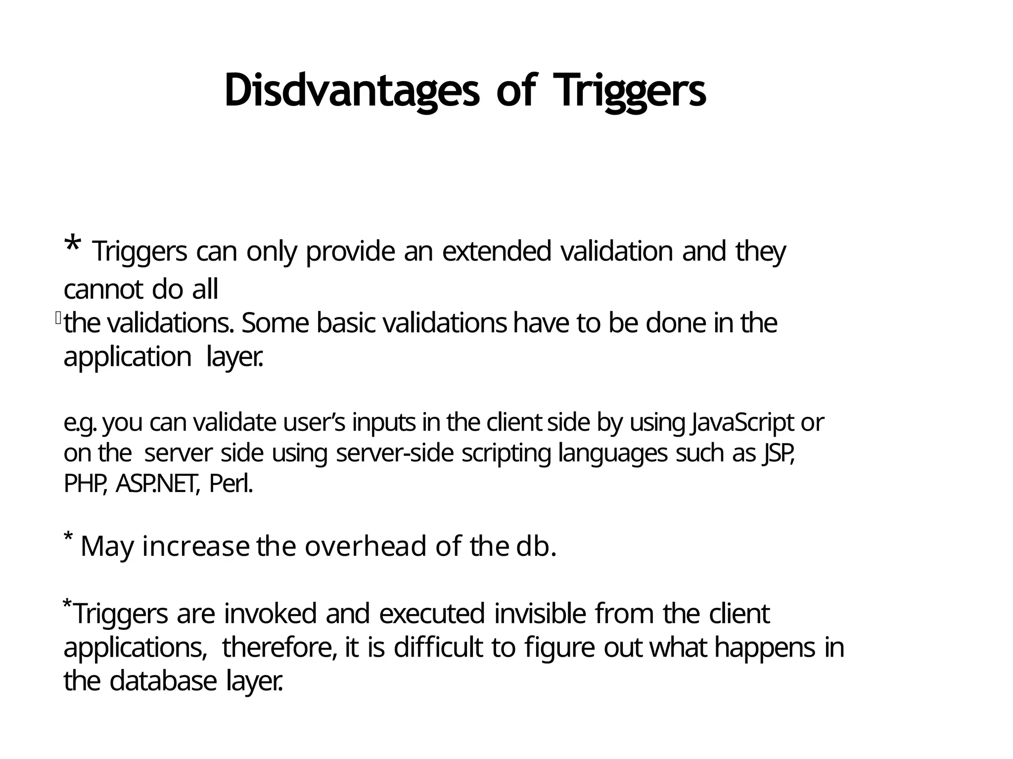 Triggersstoredprocedures 190101071259 Pptx