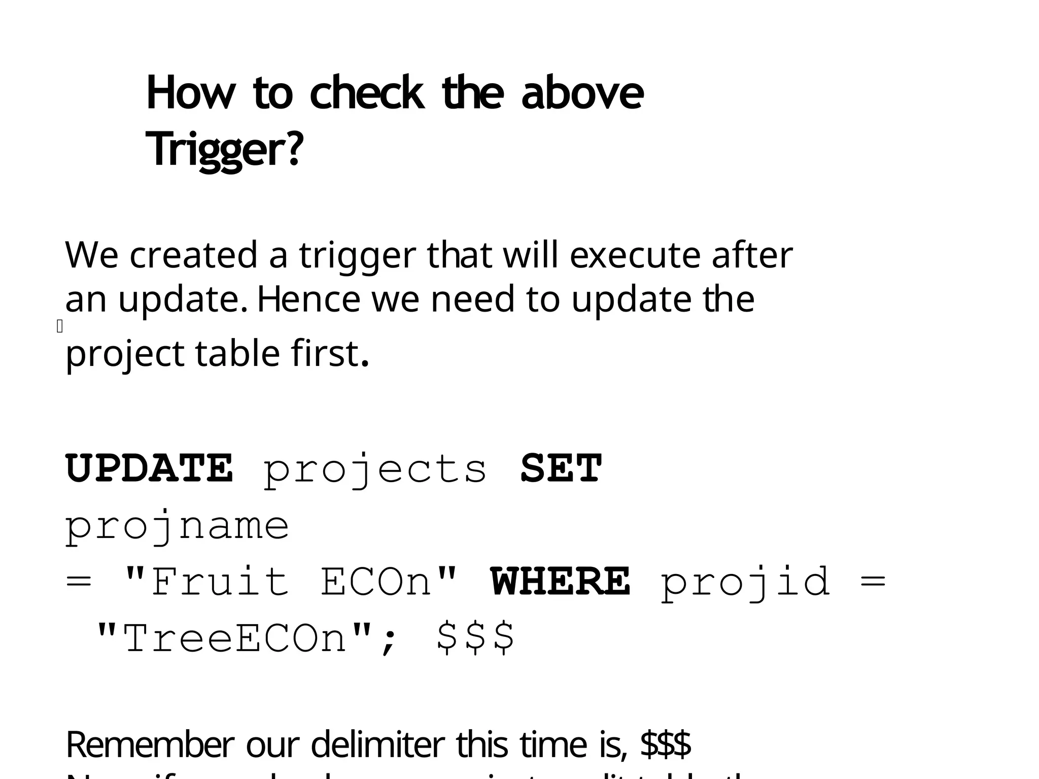 Triggersstoredprocedures 190101071259 Pptx