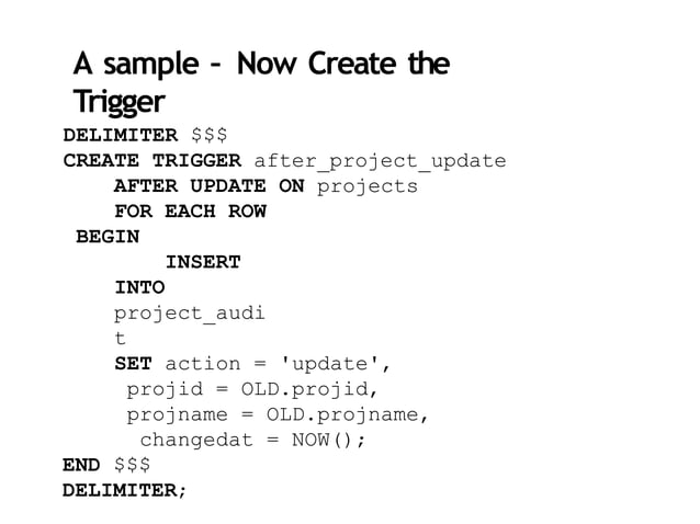 Triggersstoredprocedures 190101071259 Pptx