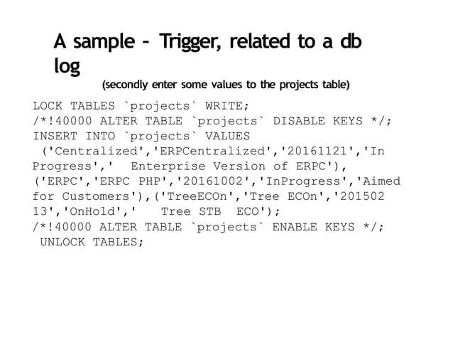 Triggersstoredprocedures 190101071259 Pptx