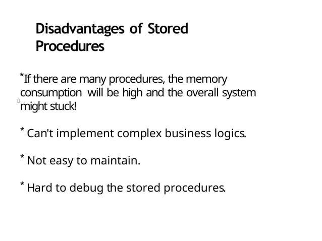 Triggersstoredprocedures 190101071259 Pptx