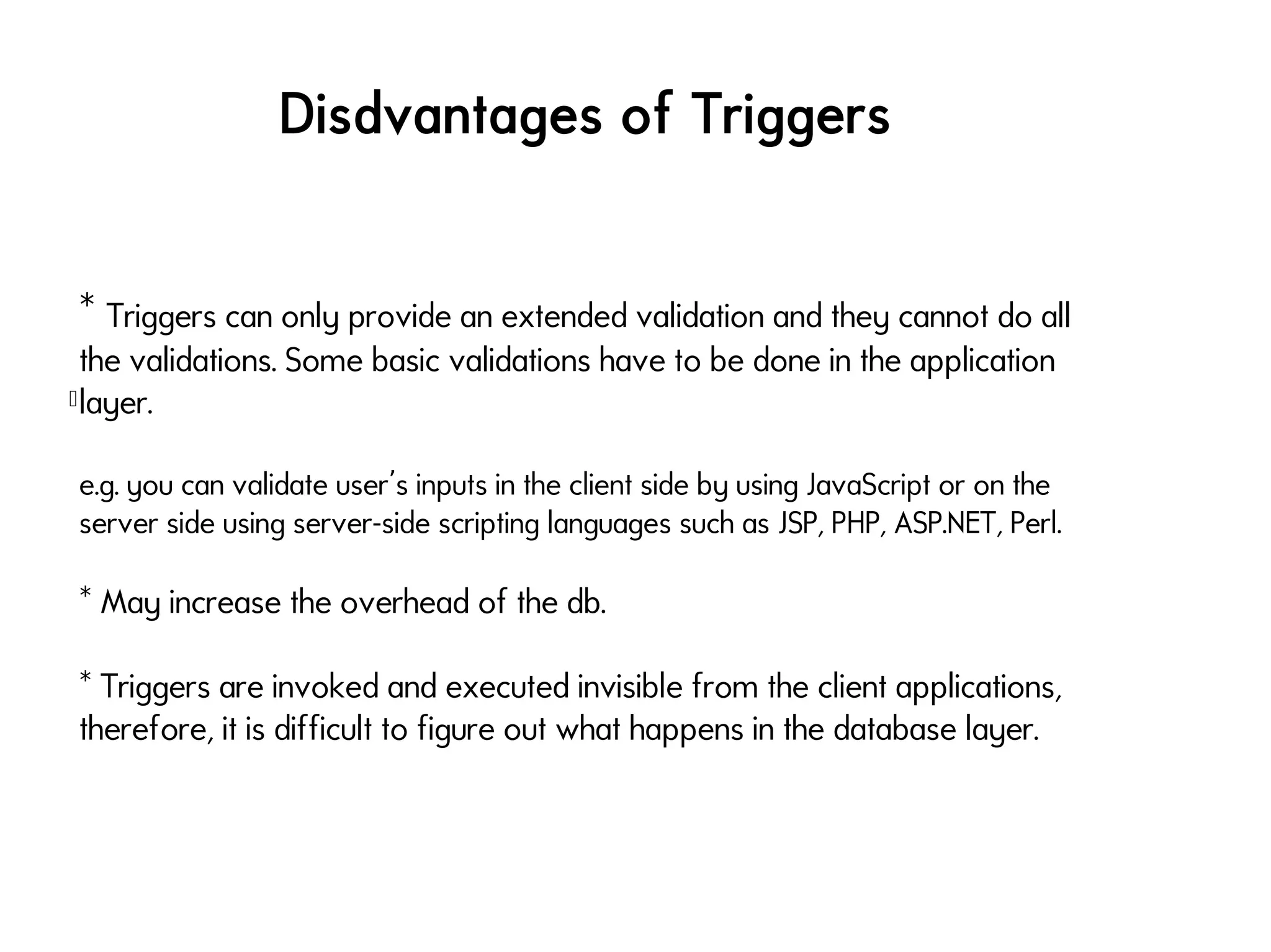 Triggers and Stored Procedures | PDF