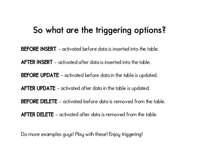 Triggers And Stored Procedures 5067
