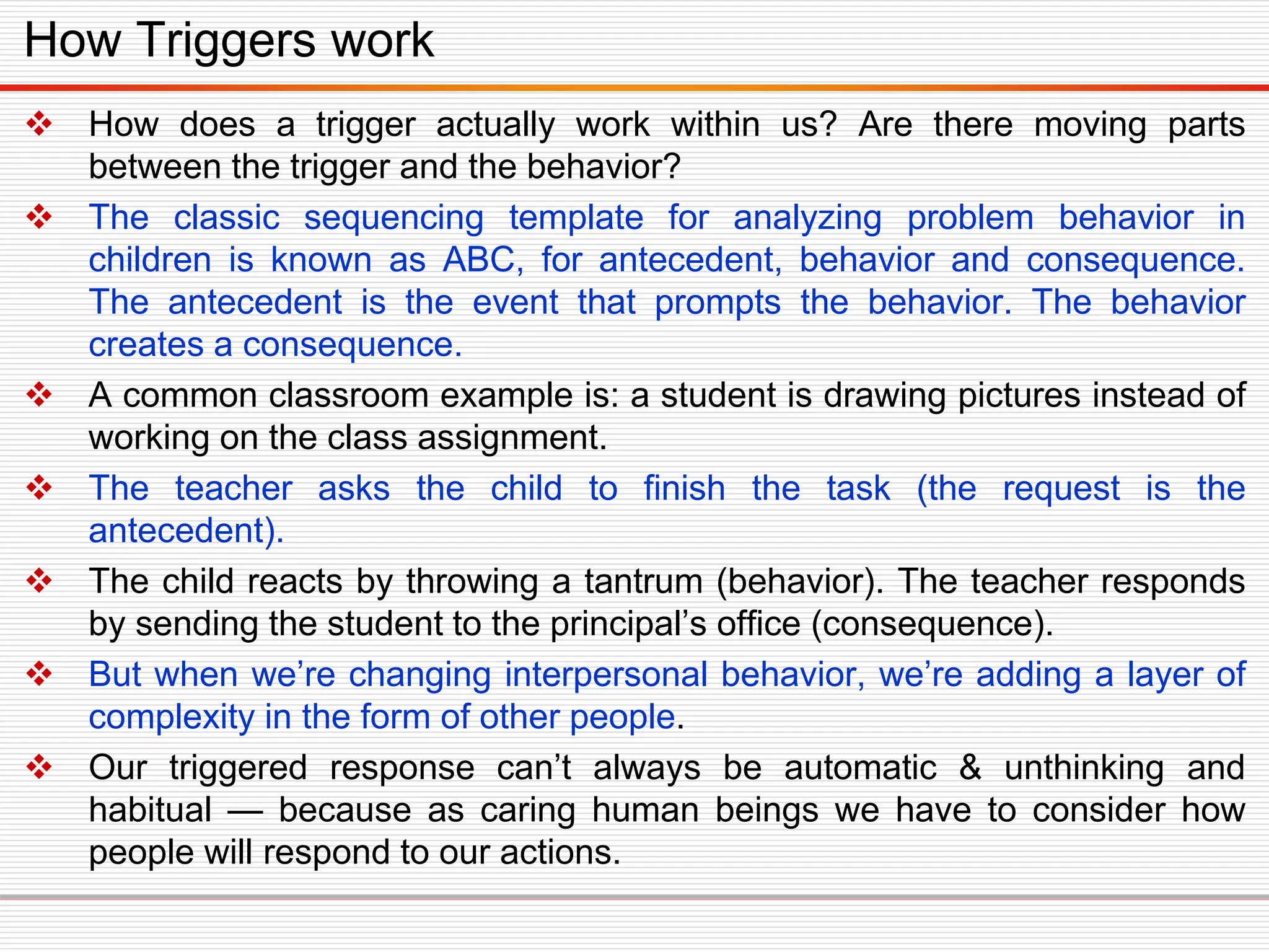 Triggers | PDF | Family and Relationships