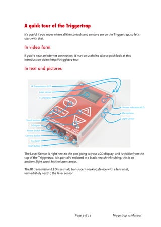 Triggertrap manual | PDF