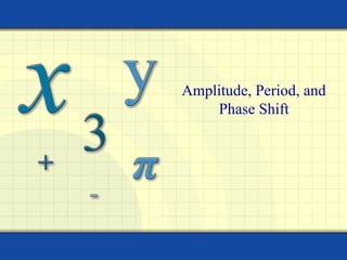 trigonometry amplitude and period explanation | PPT