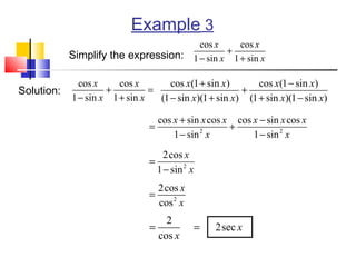 Trig identities | PPT