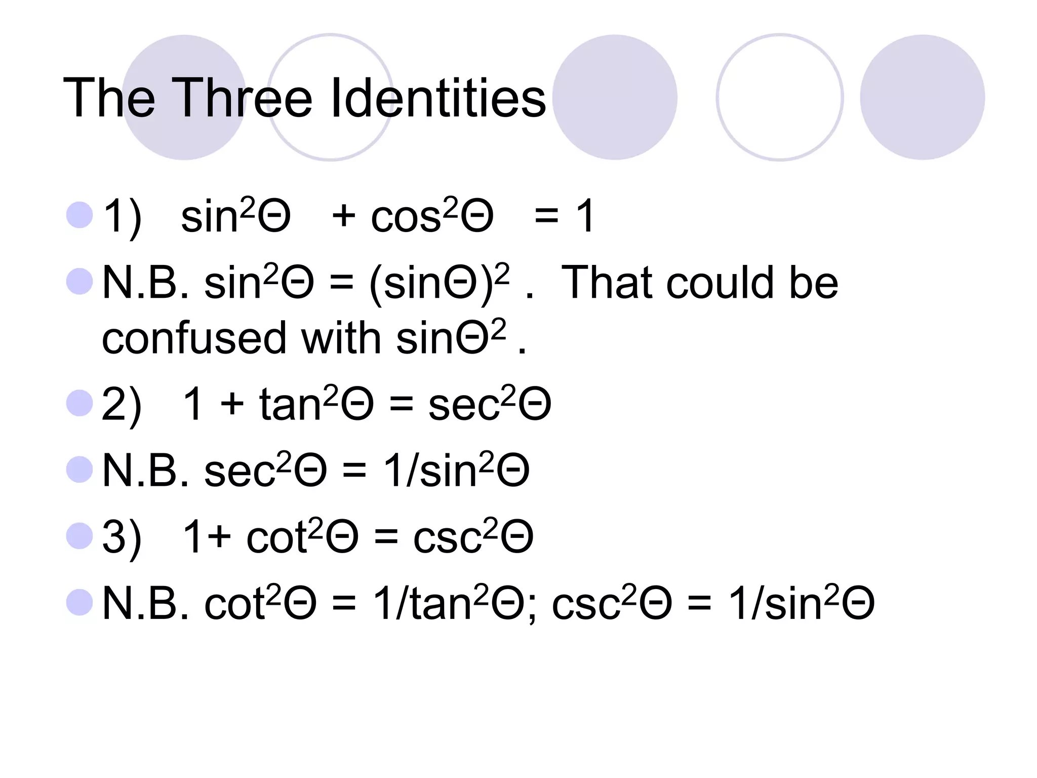 Trig identities | PPT