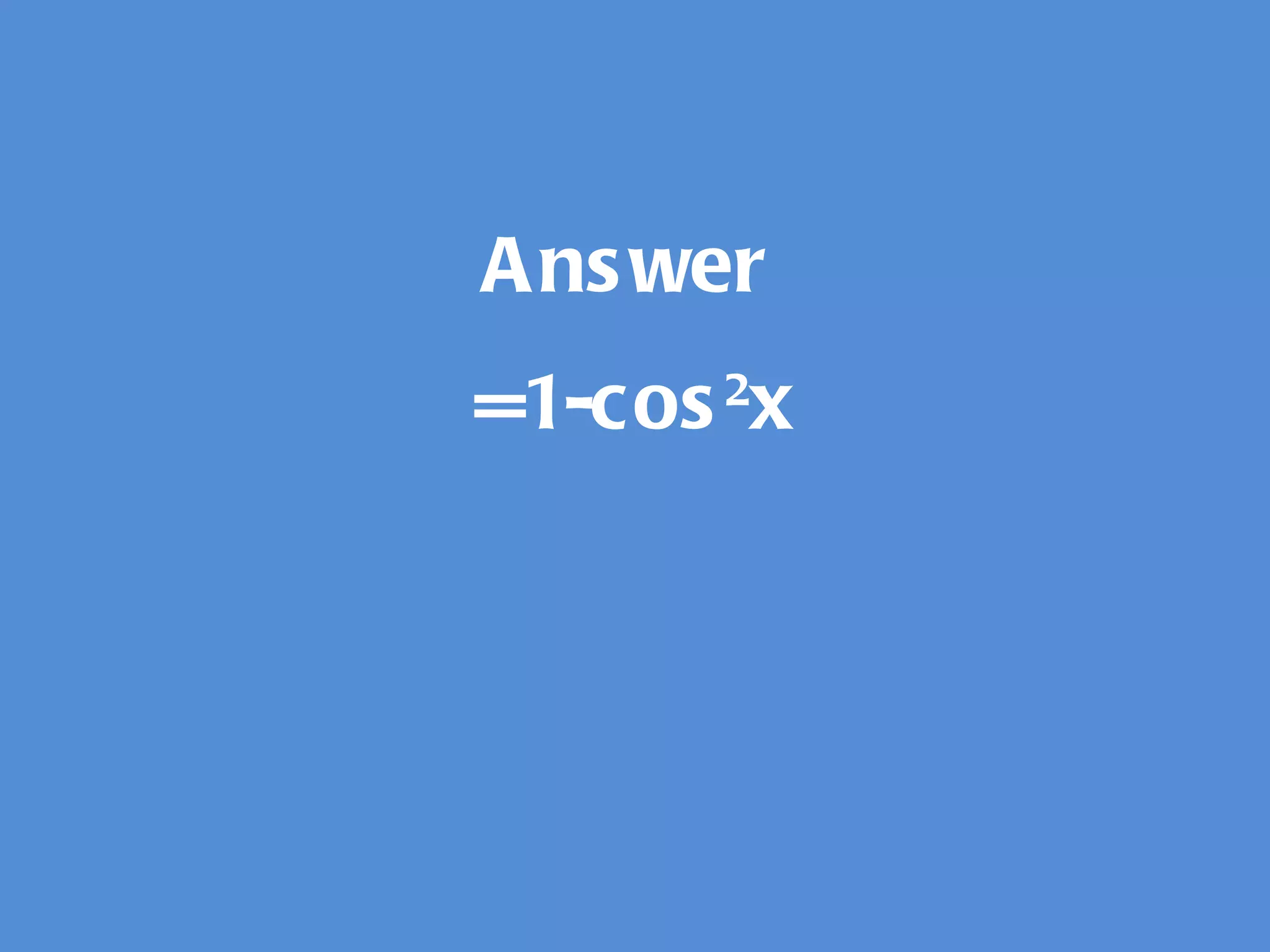 Trig Identities Calc I | PPT