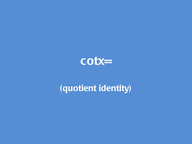 Trig Identities Calc I | PPT