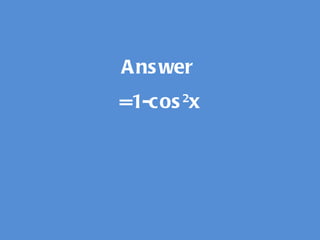 Trig Identities Calc I | PPT