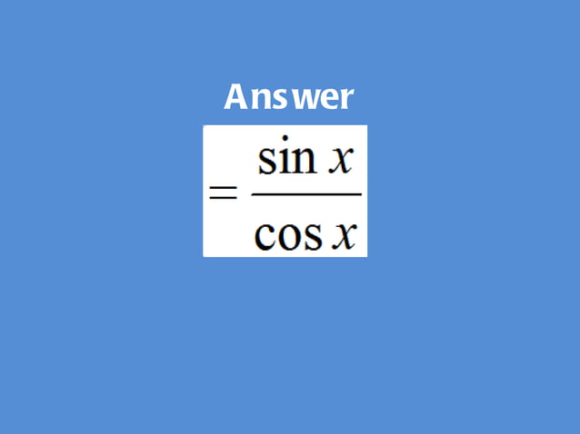 Trig Identities Calc I | PPT