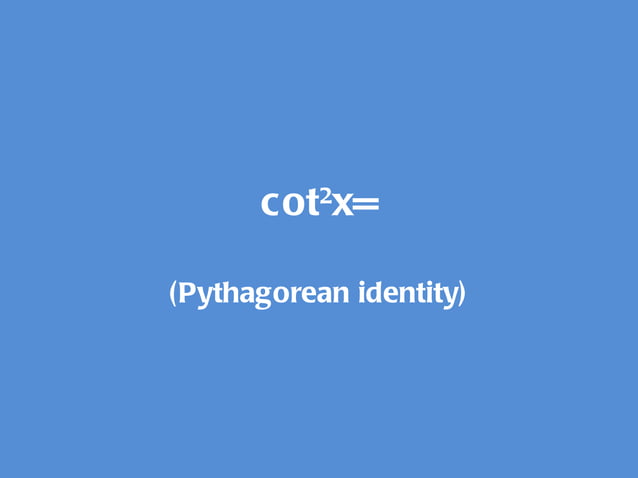 Trig Identities Calc I | PPT