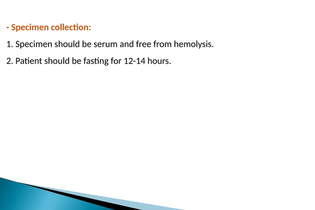 TRIGLYCERIDE ESTIMATION IN SERUM-ENZYMATIC METHOD . | PPT