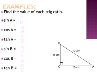 Trig mini unit | PPTX